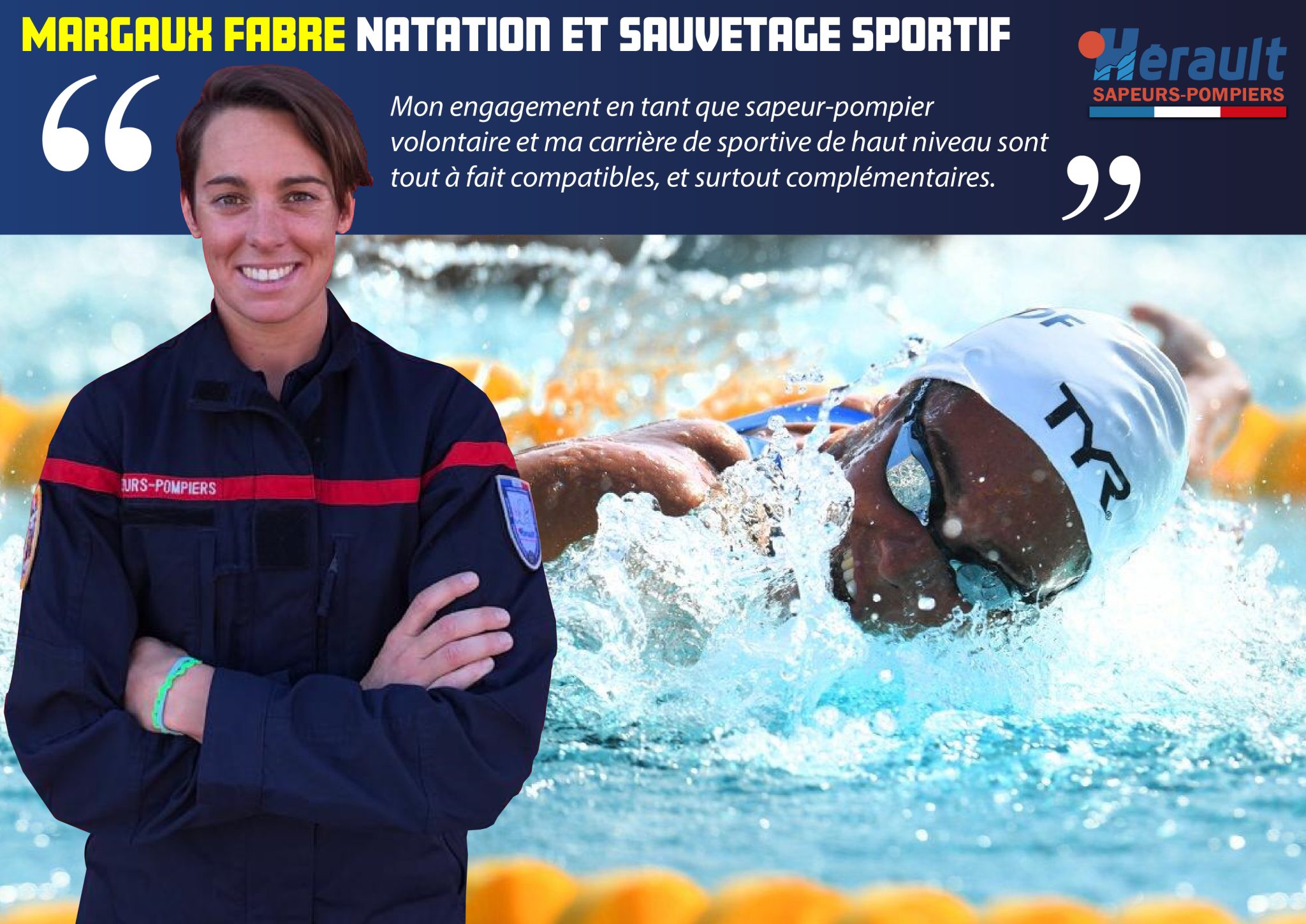 PORTRAIT DE SPORTIFS DE HAUT NIVEAU – MARGAUX FABRE | SDIS34