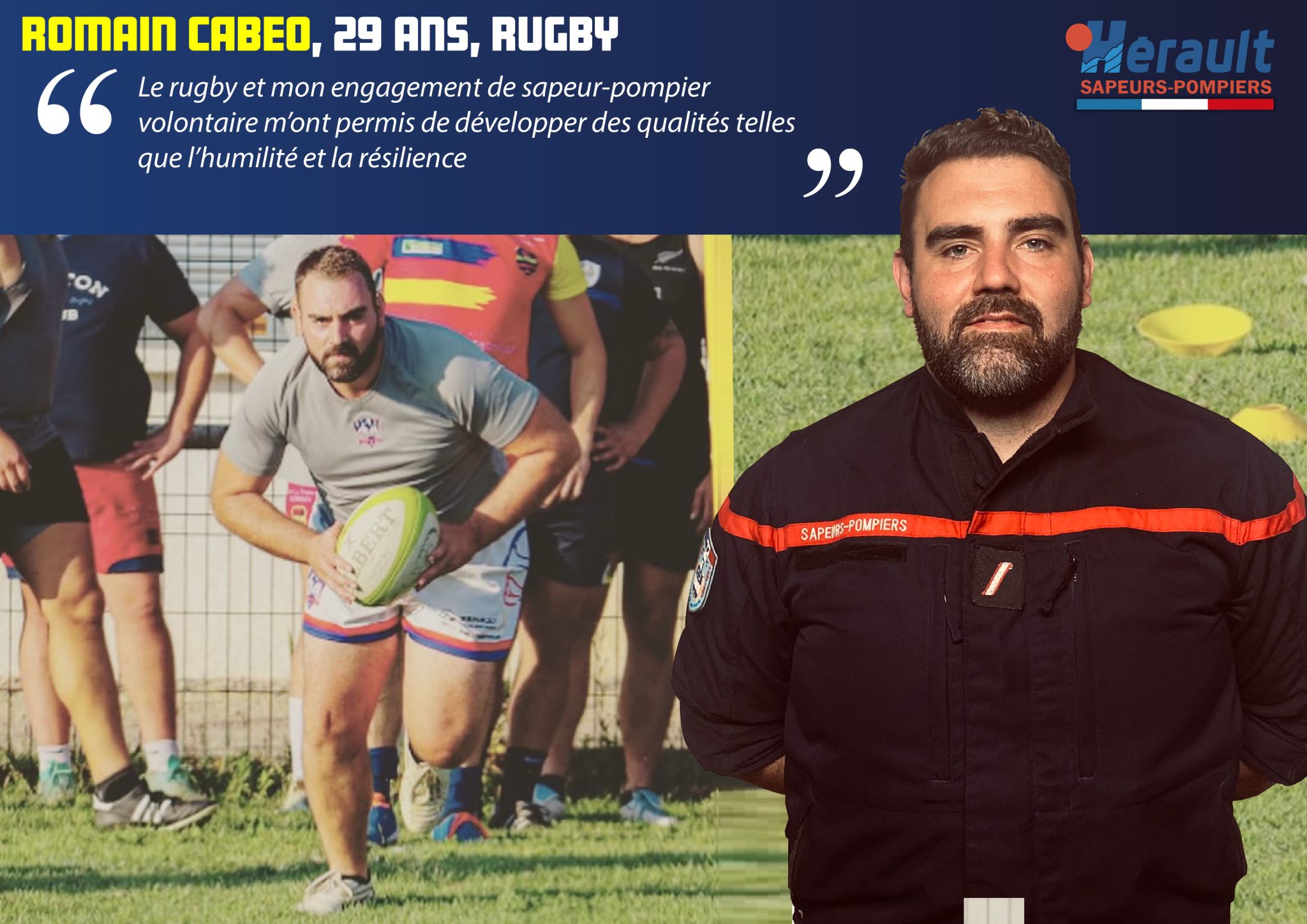 Portrait Sportif : Romain CABEO | SDIS34